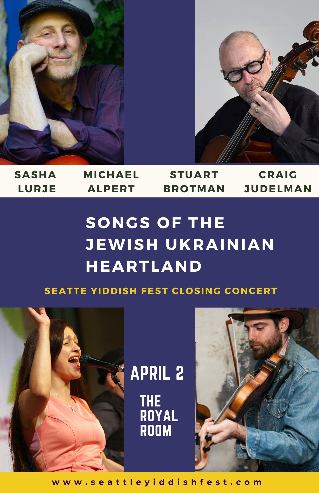 Songs of the Jewish Ukrainian Heartland / Seattle Yiddish Fest Closing ...