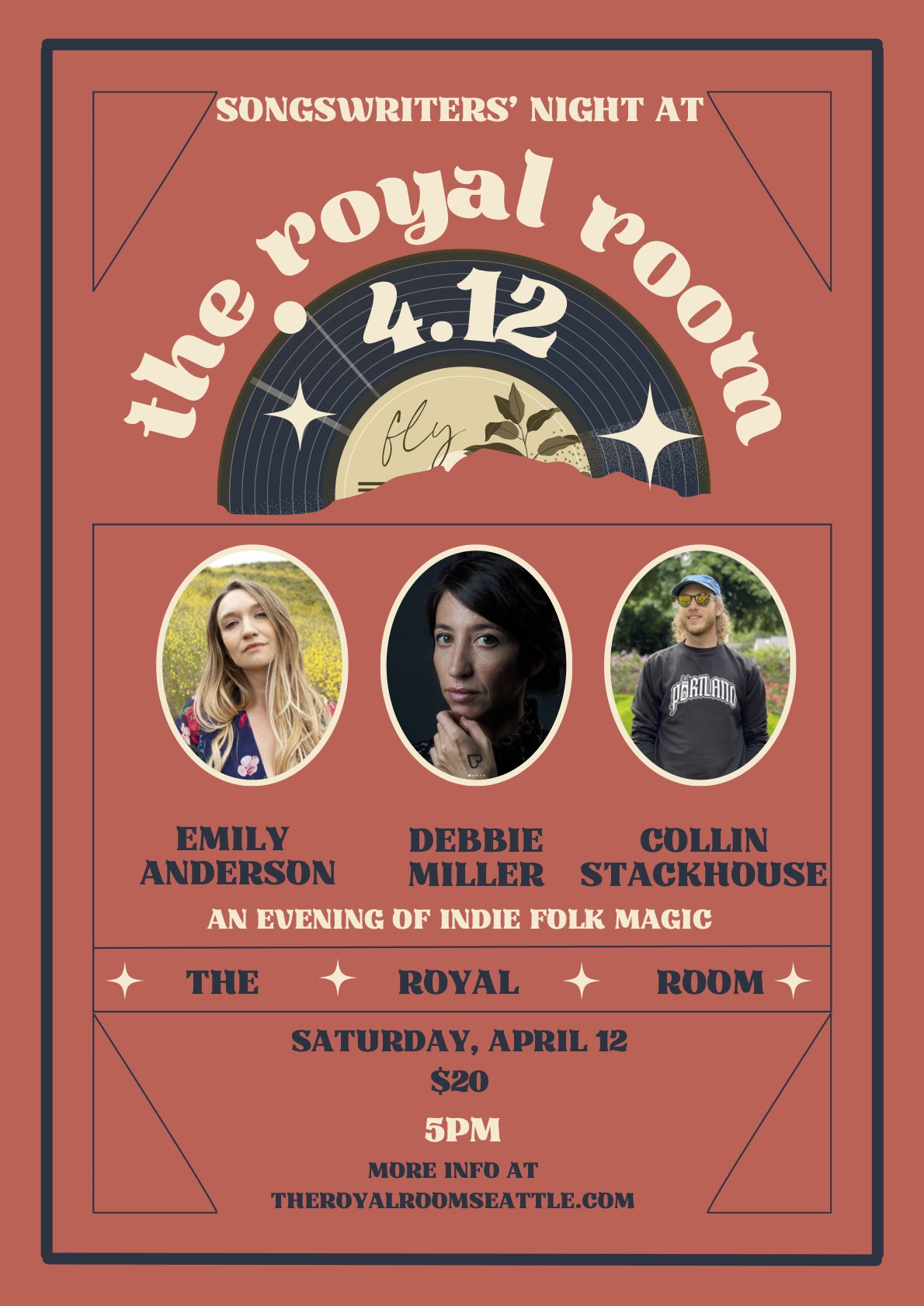 Emily Anderson//Collin Stackhouse//Debbie Miller Tickets | Royal Room ...