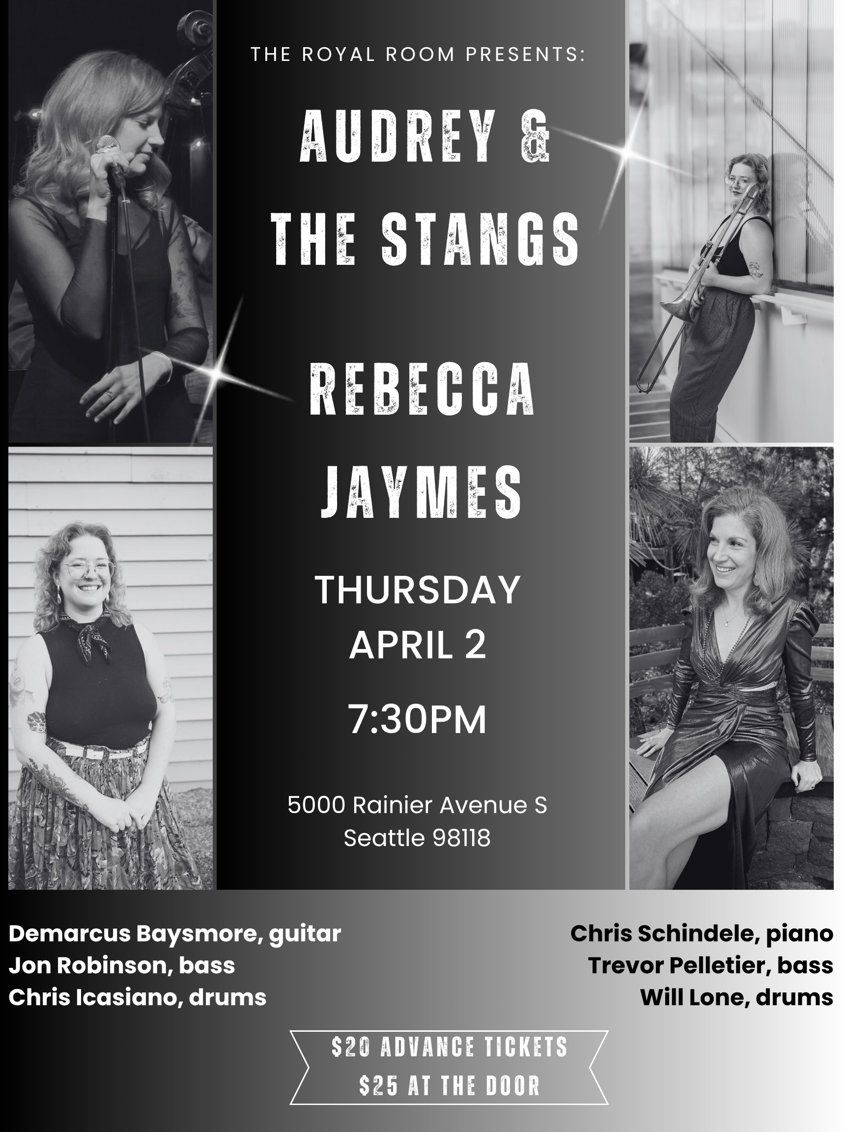 Audrey Stangland + Rebecca Jaymes Tickets | Royal Room | Seattle, WA ...