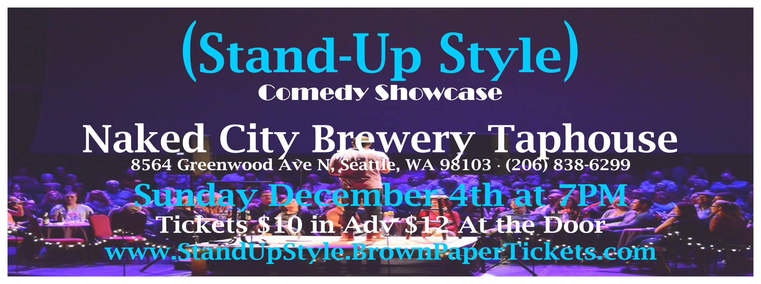 Kortney's (Stand-Up Style) Comedy Show at Naked City Brewery December ...