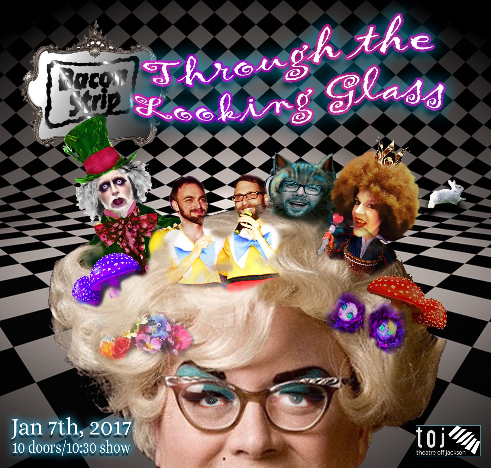 Bacon Strip - Through the Looking Glass Drag Show Tickets | Theatre Off ...