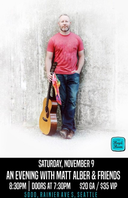 An Evening With Matt Alber & Friends Tickets | Royal Room | Seattle, WA ...